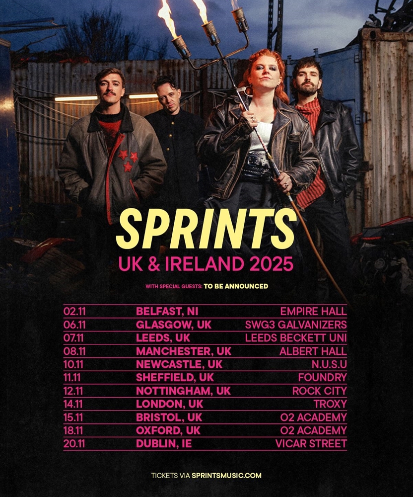 SPRINTS - UK & Ireland Tour 2025 - 02 November 2025 - Empire Music Hall - Event/Gig details ...