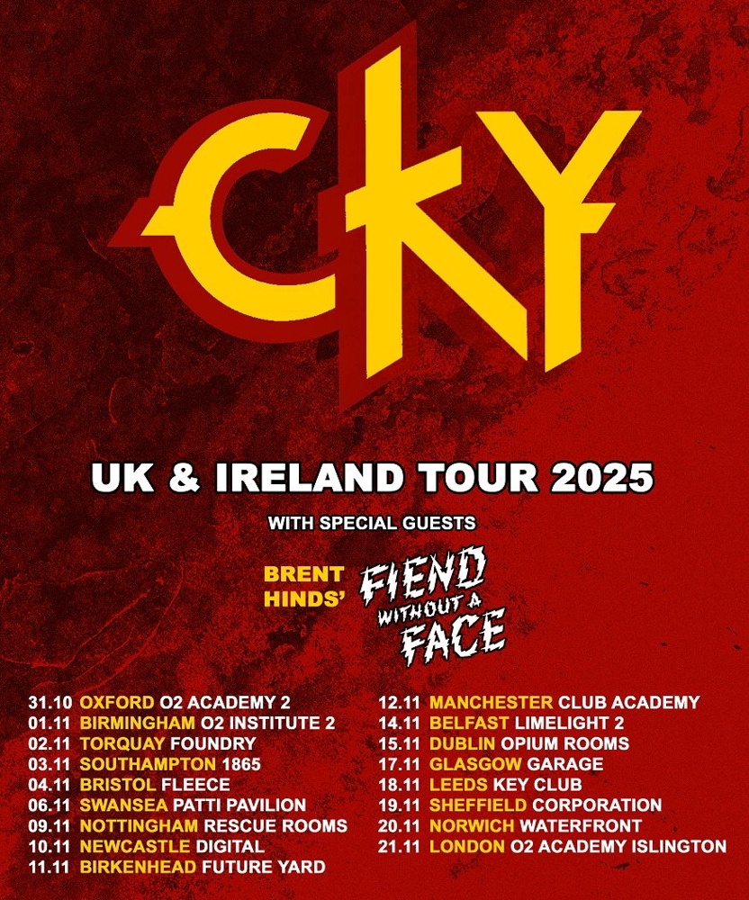 CKY - UK & Ireland Tour 2025 - 11 November 2025 - Future Yard - Event ...