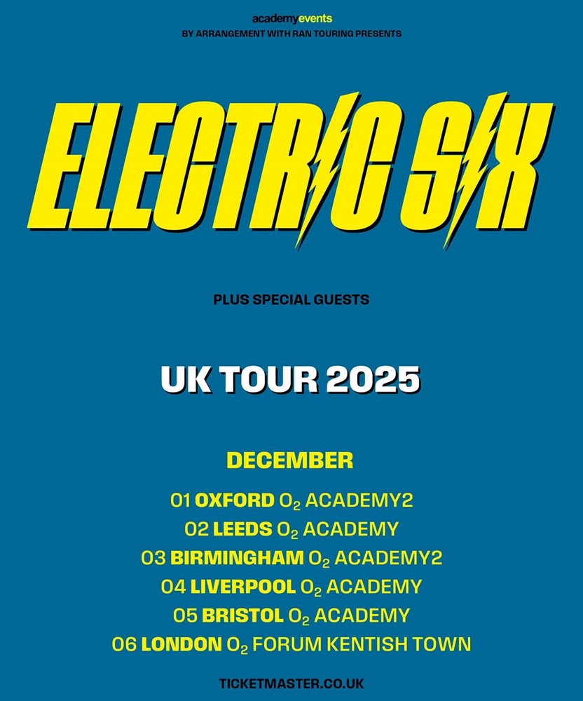Electric Six - UK Tour December 2025 - 06 December 2025 - O2 Forum ...
