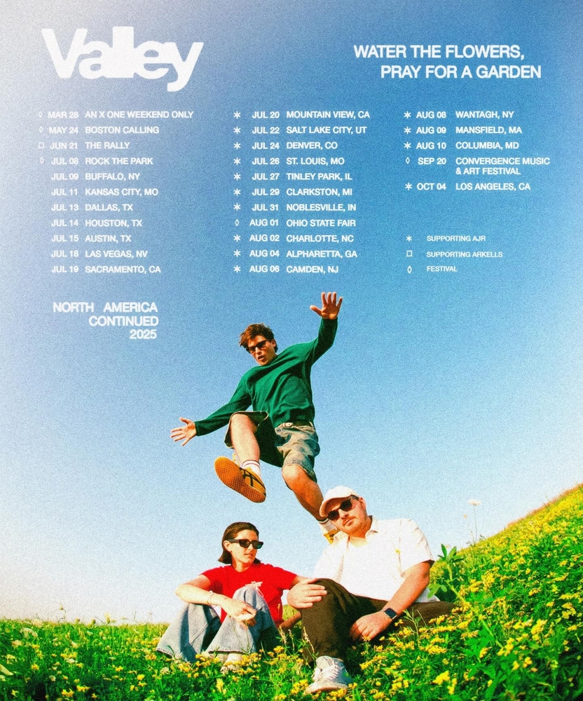 Valley - Water The Flowers, Pray For A Garden Tour 2025 - 14 July 2025 ...