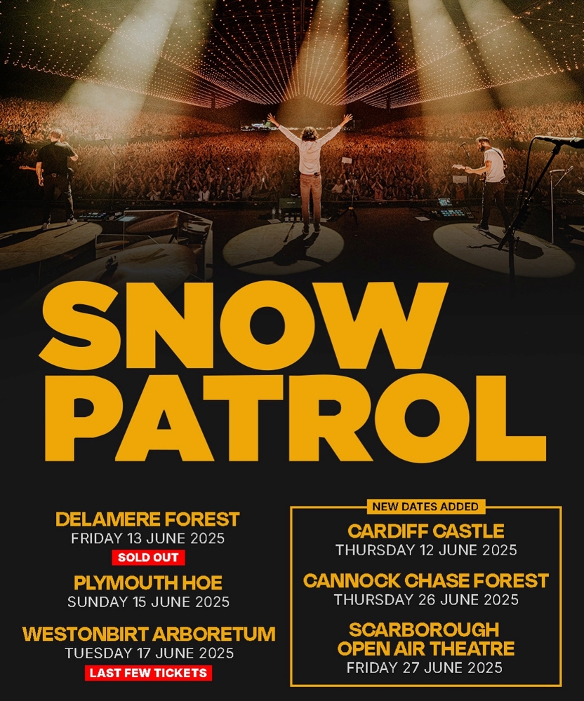Snow Patrol - Summer 2025 - 26 June 2025 - Cannock Chase Forest - Event ...