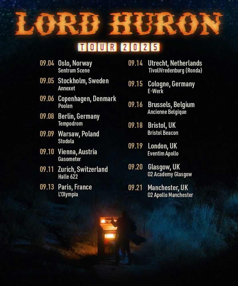 Lord Huron - 2025 Tour - 10 September 2025 - Gasometer - Event/Gig ...