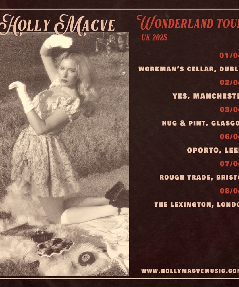 Holly Macve - Wonderland Tour UK 2025 - 02 April 2025 - YES - Event/Gig details & tickets | Gigseekr