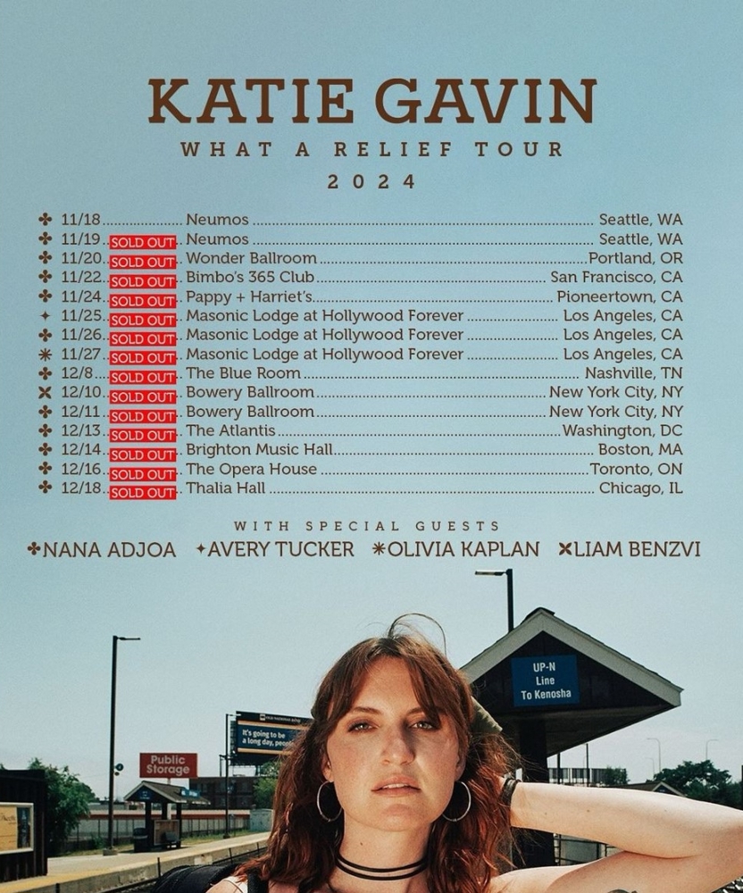 Katie Gavin - What A Relief Tour 2024 - 18 December 2024 - Thalia Hall ...