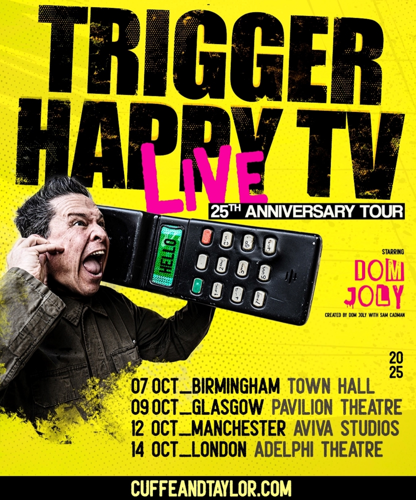 Dom Joly - Trigger Happy TV Live 25th Anniversary Tour - 12 October 2025 - Aviva Studios - Event ...