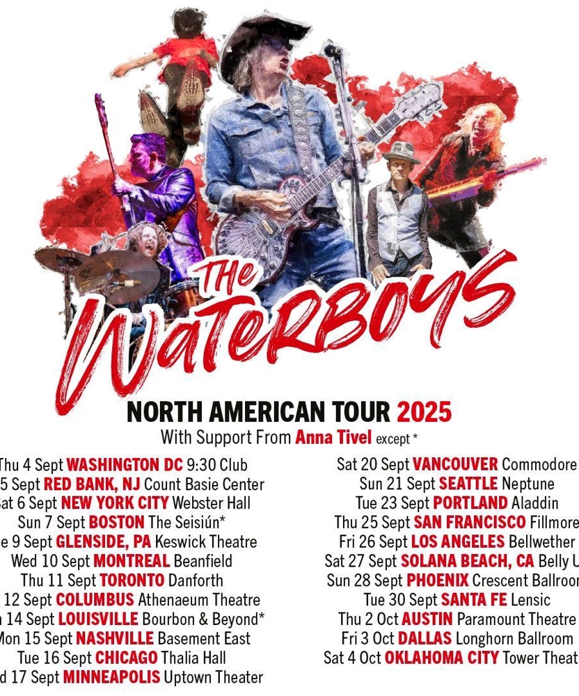 The Waterboys - North American Tour 2025 - 17 September 2025 - Landmark's Uptown Theater - Event ...