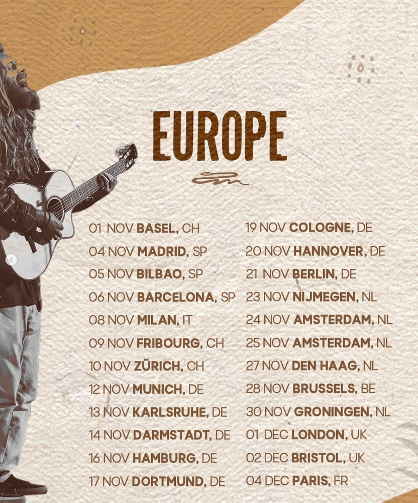 Sam Garrett - Europe Tour 2025 - 10 November 2025 - X-TRA - Event/Gig details & tickets | Gigseekr