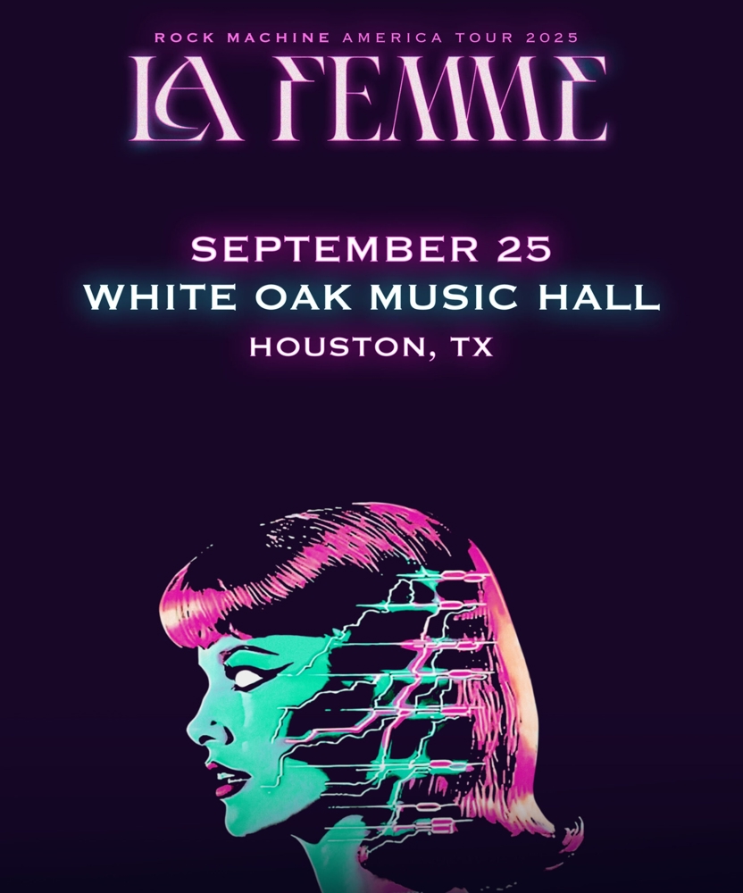 La Femme - Rock Machine America Tour 2025 - 25 September 2025 - White ...