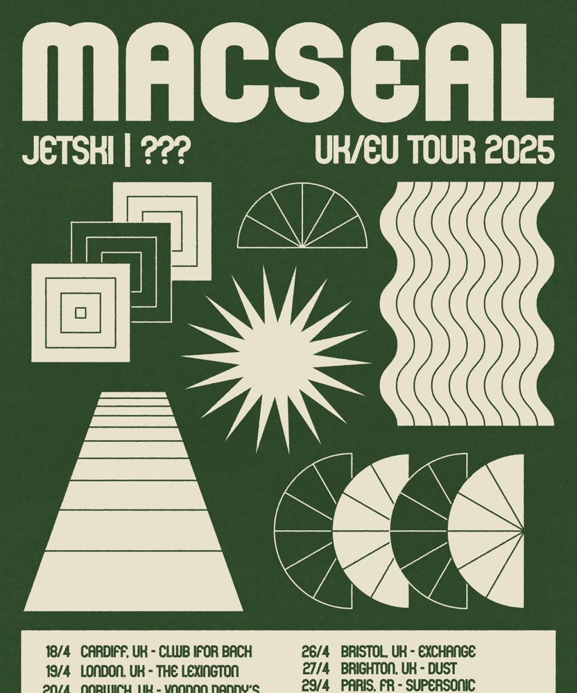 Macseal - UK/EU Tour 2025 - 29 April 2025 - Supersonic - Event/Gig ...