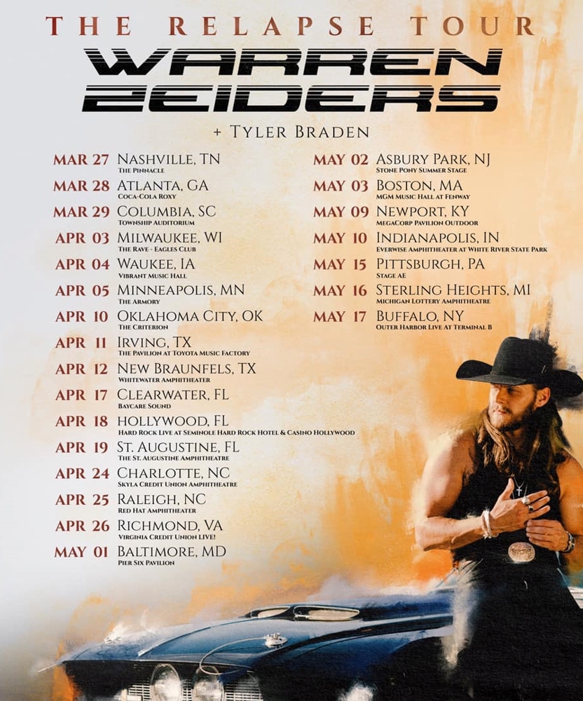 Warren Zeiders - Relapse Tour 2025 - 19 April 2025 - St. Augustine ...