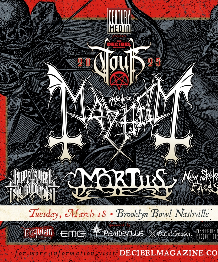 Mayhem - The Decibel Magazine Tour 2025 - 18 March 2025 - Brooklyn Bowl ...