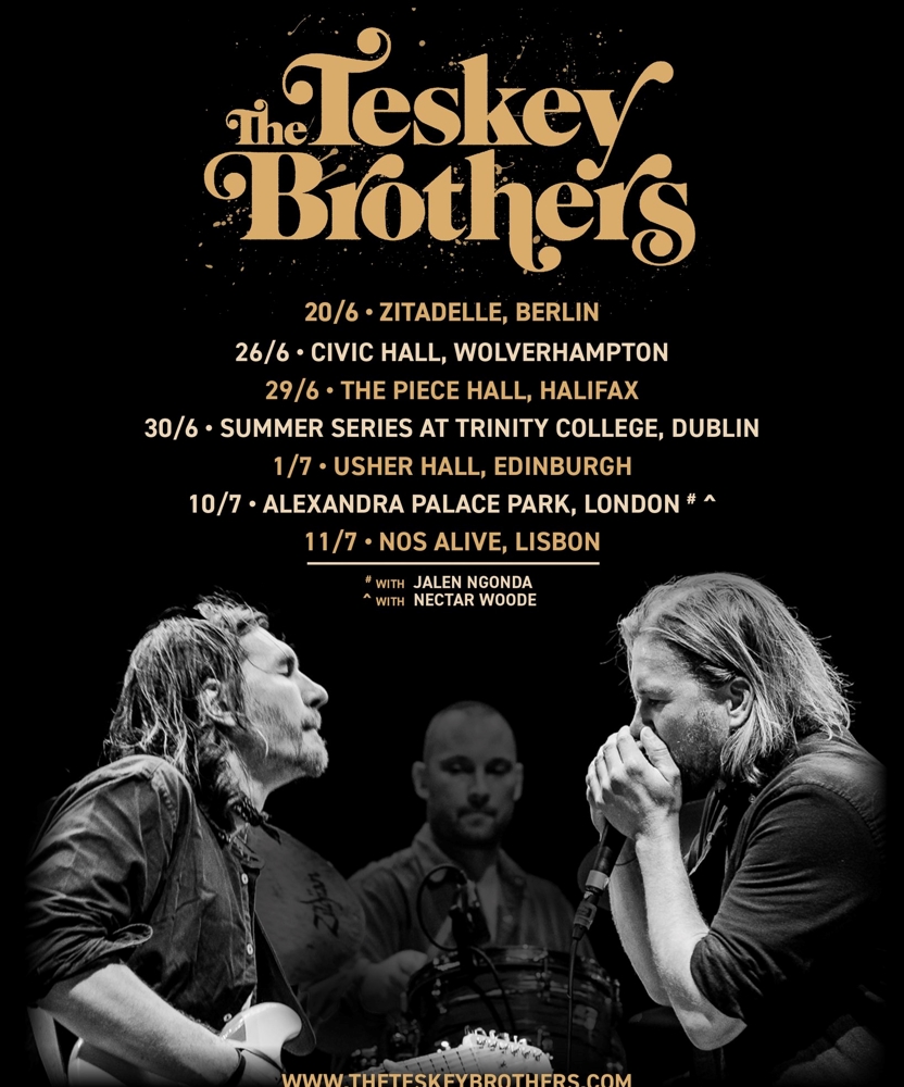 The Teskey Brothers - 2025 Tour - 10 July 2025 - Alexandra Palace ...