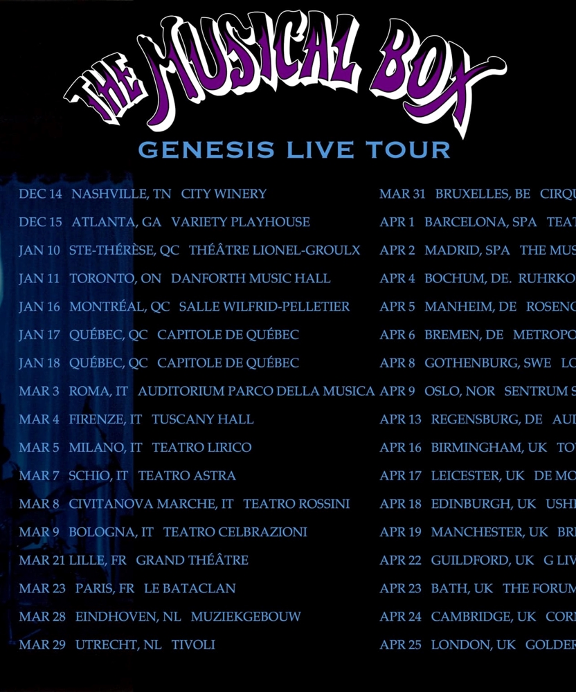 The Musical Box - Live Tour 2025 - 24 April 2025 - Corn Exchange ...