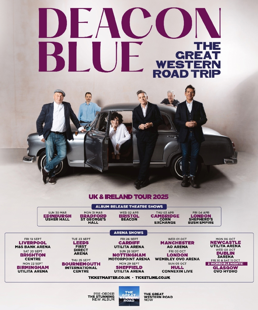 Deacon Blue - The Great Western Road Trip - 11 October 2025 - OVO Hydro ...