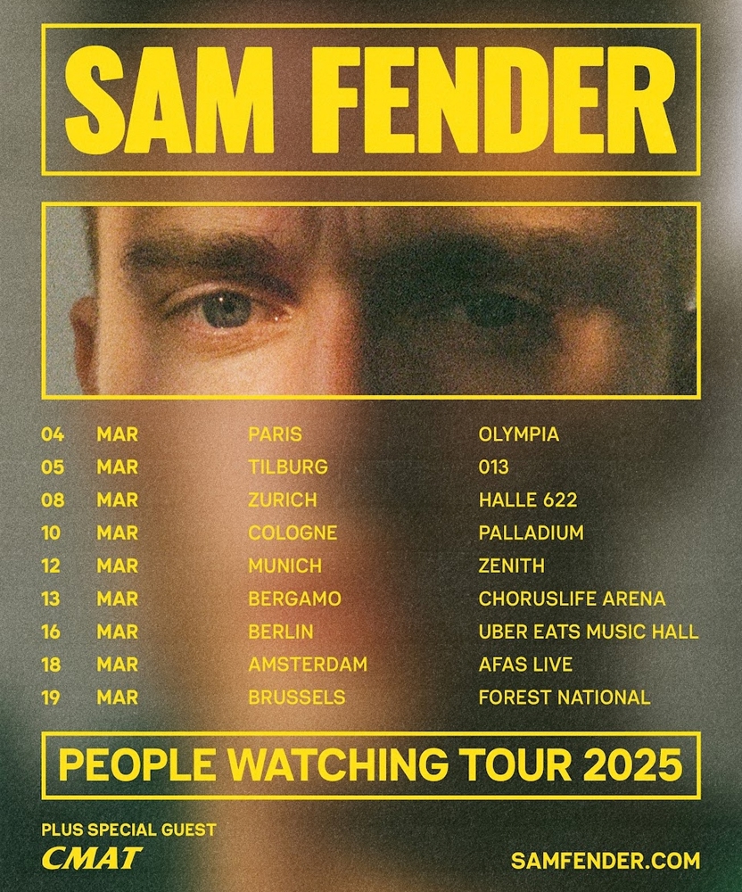 Sam Fender - People Watching Tour - 19 March 2025 - Forest National ...