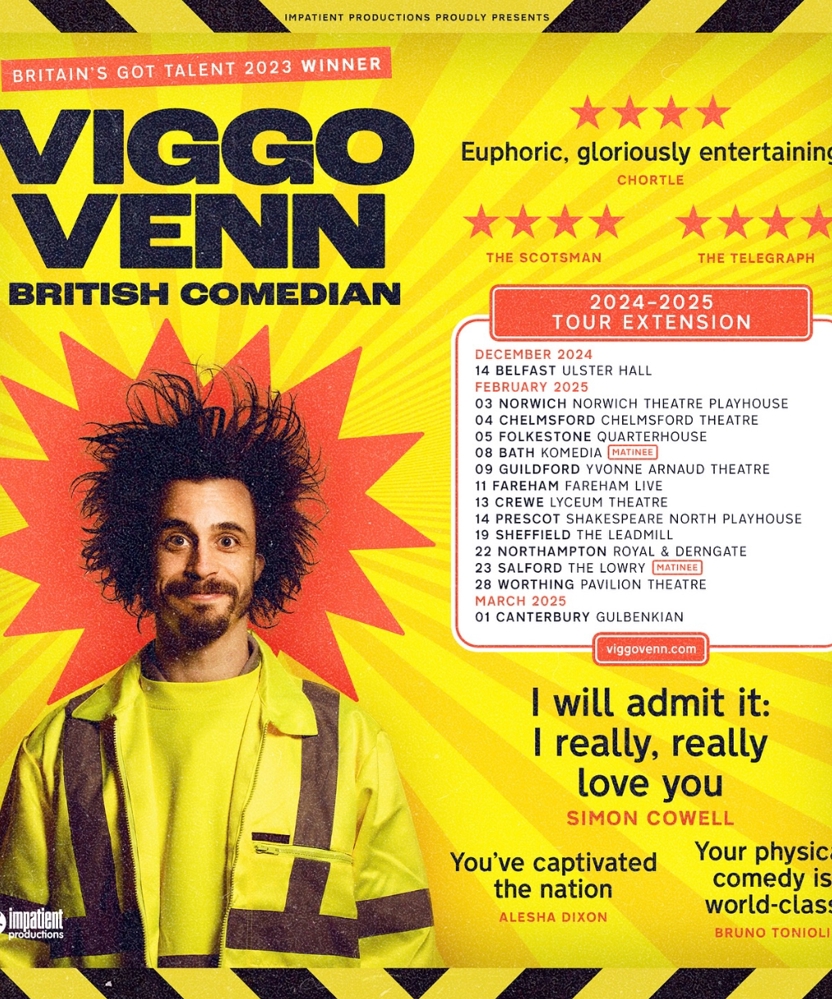 Viggo Venn - British Comedian 2024 & 2025 Tour - 08 February 2025 ...