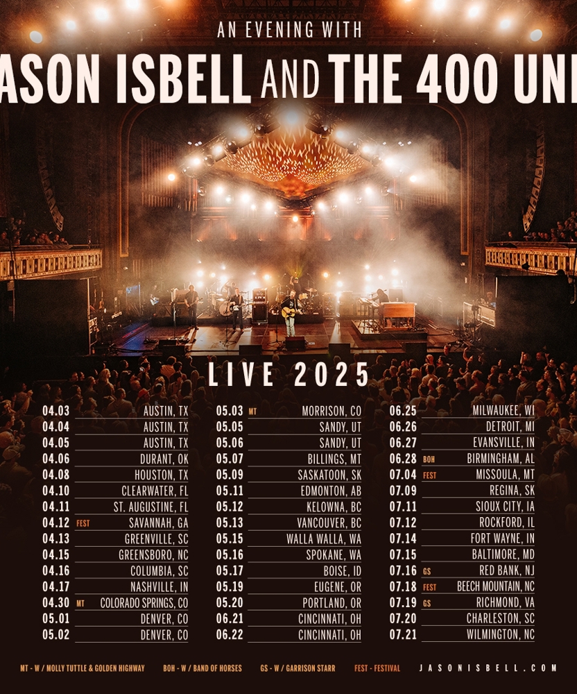 Jason Isbell and the 400 Unit - Live 2025 - 15 May 2025 - Wine Country ...