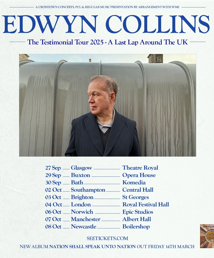 Edwyn Collins - The Testimonial Tour 2025 - 07 October 2025 - Albert ...
