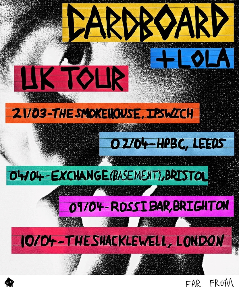Cardboard - UK Tour 2025 - 10 April 2025 - The Shacklewell Arms - Event ...