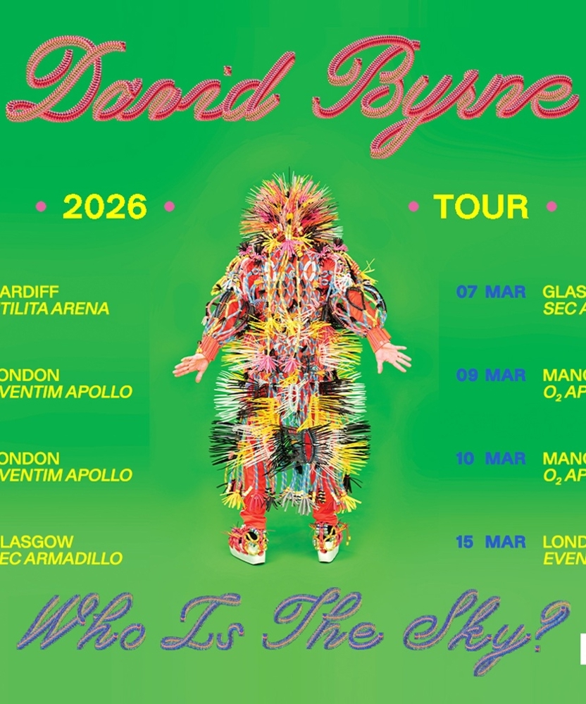 David Byrne - Who Is The Sky? 2026 Tour - 10 March 2026 - O2 Apollo ...