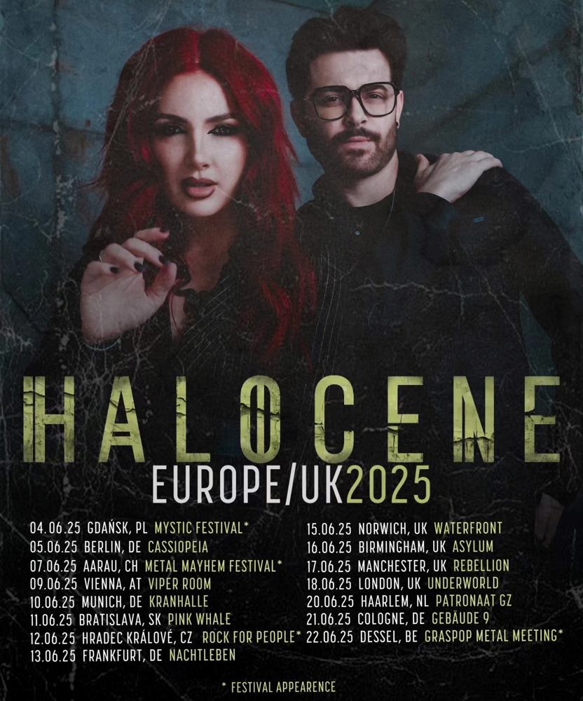 Halocene - Europe/UK 2025 - 18 June 2025 - The Underworld - Event/Gig details & tickets | Gigseekr