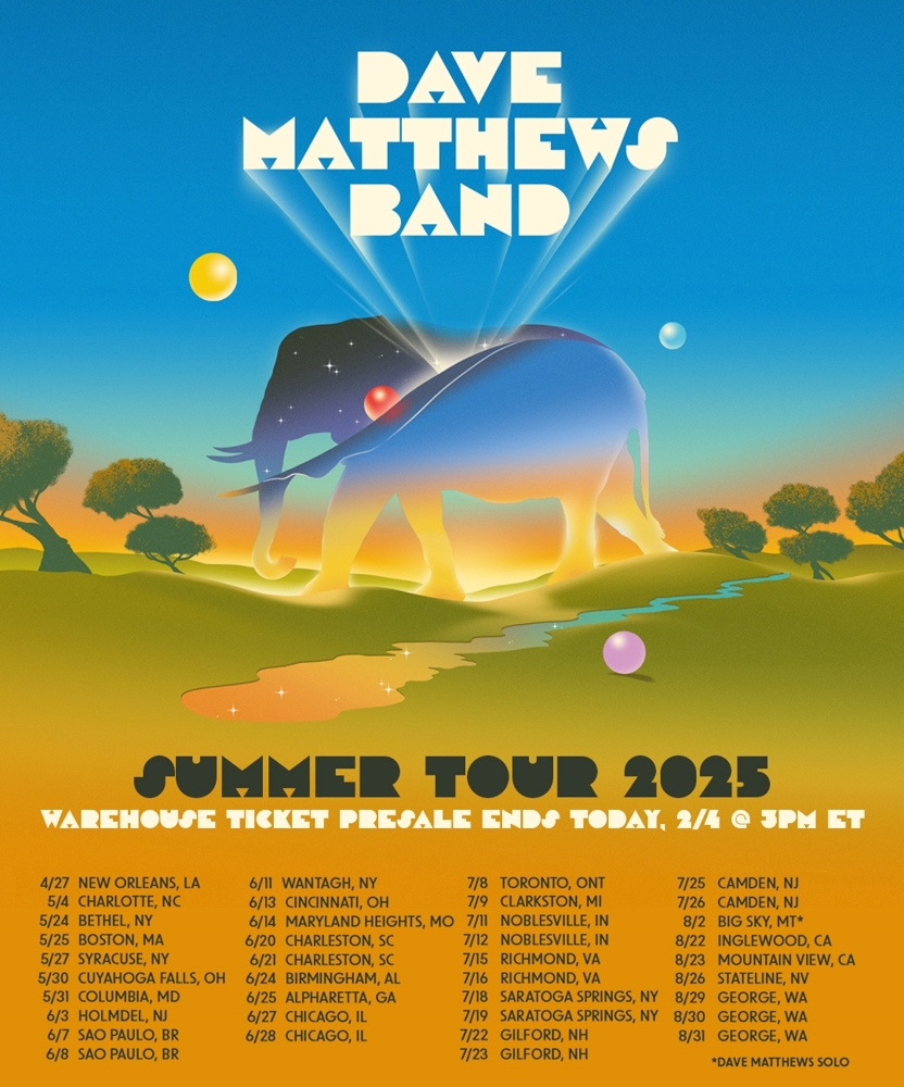 Dave Matthews Band Summer Tour 2025 28 June 2025 Huntington Bank
