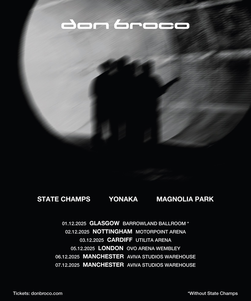 Don Broco - UK Tour 2025 - 01 December 2025 - The Barrowland Ballroom - Event/Gig details ...