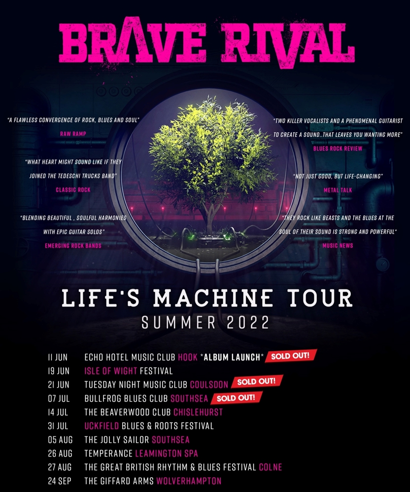 Brave Rival - Life's Machine Tour 2022 - 05 August 2022 - The Jolly ...