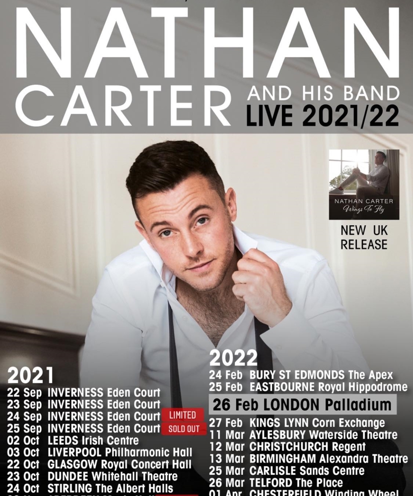 Nathan Carter - Live 2021/2022 - 01 October 2021 - Belfast Waterfront ...
