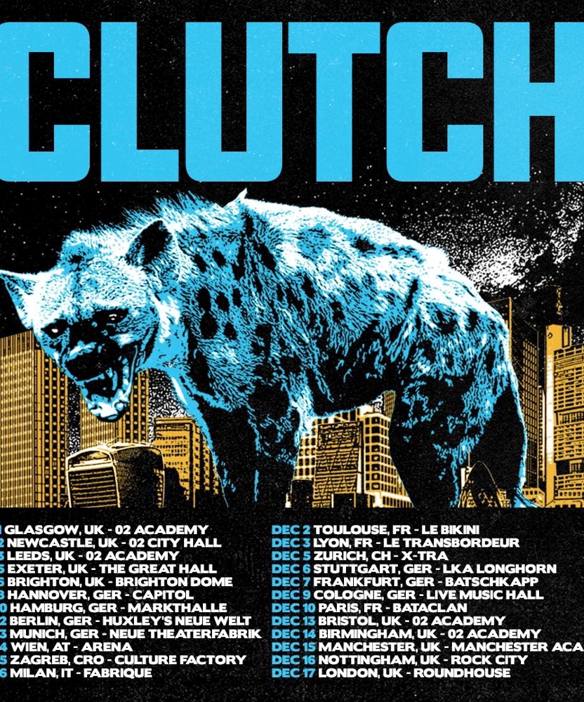Clutch - UK/EU Tour 2022 - 11 November 2022 - O2 Academy Glasgow ...