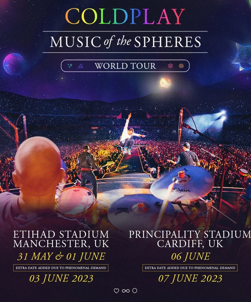Coldplay - Music of the Spheres World Tour - 17 August 2022 - Wembley ...