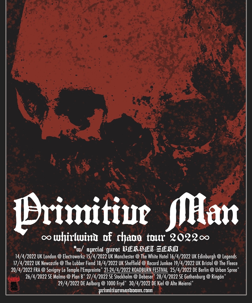 Primitive Man - Whirlwind Of Chaos Tour 2022 - 19 April 2022 - The ...