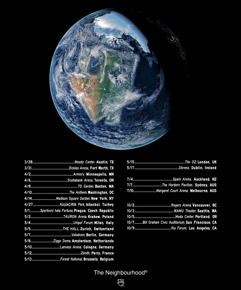 The Neighbourhood - 2026 Tour - 14 April 2026 - Madison Square Garden ...