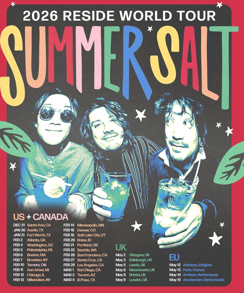 Summer Salt - 2026 Reside World Tour - 06 May 2026 - YES - Event/Gig ...