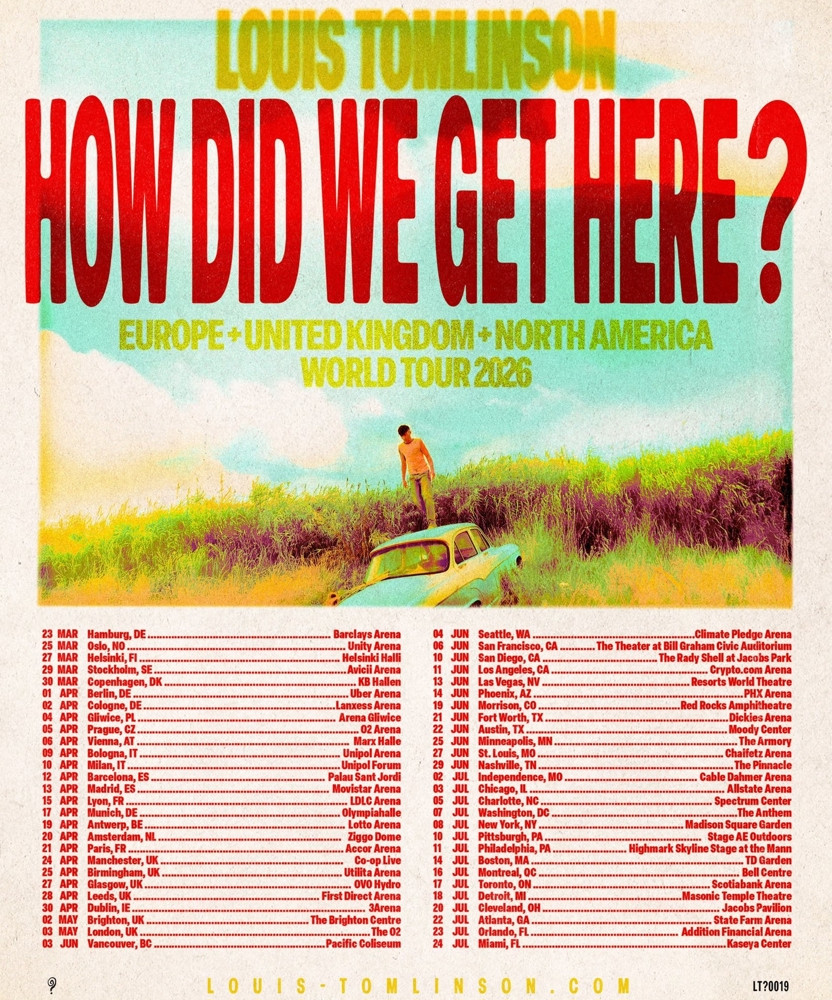 Louis Tomlinson - How Did We Get Here? World Tour 2026 - 11 July 2026 - The Mann Center - Event ...