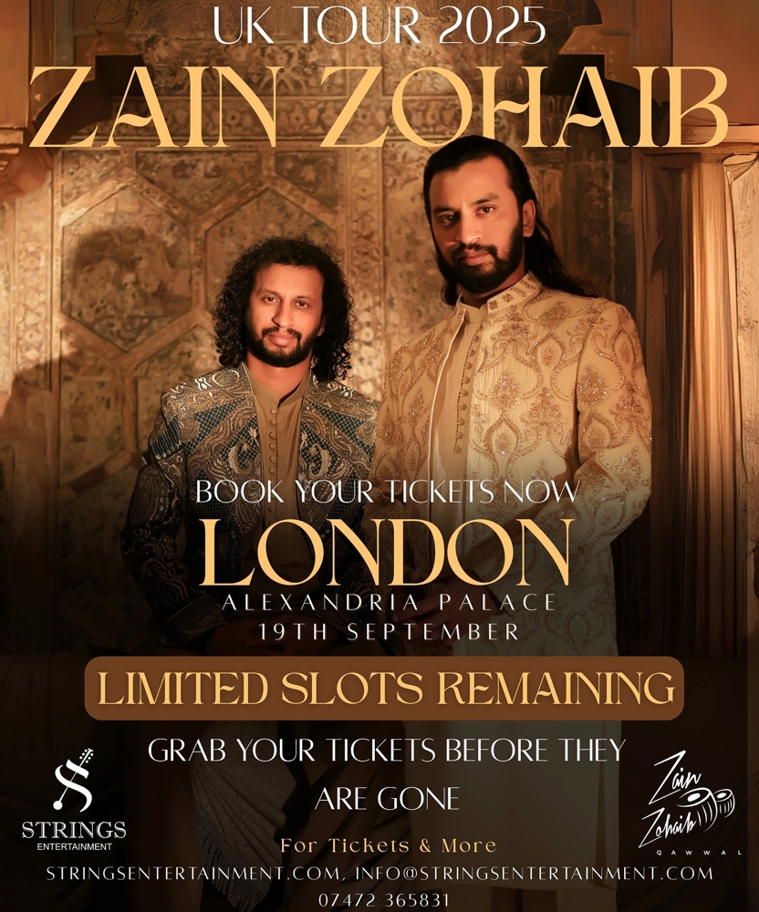 Zain Zohaib - UK Tour 2025 - 19 September 2025 - Alexandra Palace ...