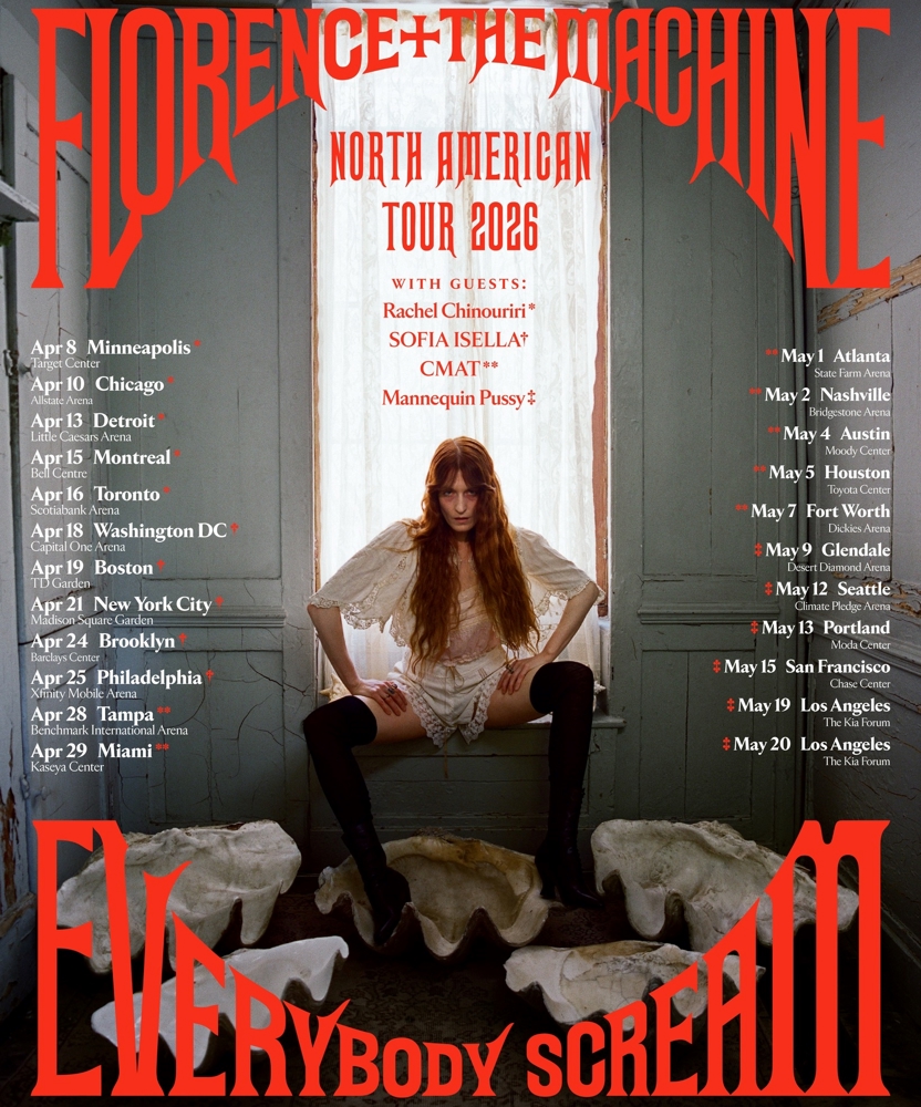 Florence + The Machine - Everybody Scream North American Tour - 21 ...