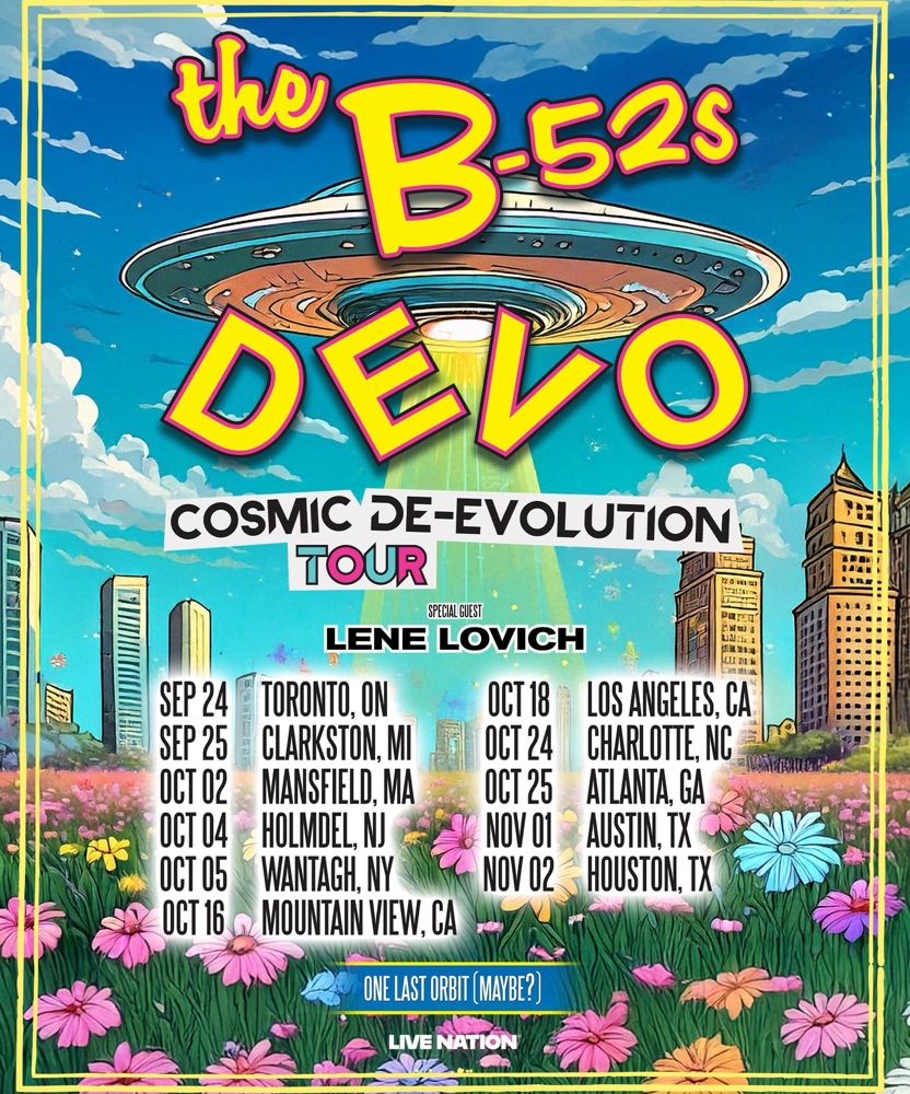 The B-52's & Devo - Cosmic De-Evolution Tour - 19 October 2025 ...
