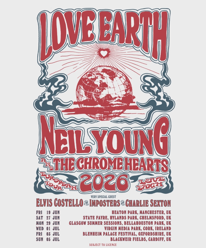 Neil Young - Love Earth European Tour 2026 - 05 July 2026 - Blackweir ...