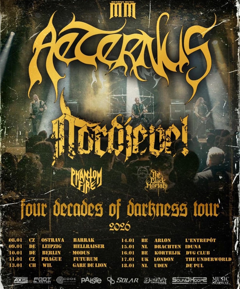 Aeternus - Four Decades of Darkness Tour - 09 January 2026 - Hellraiser ...