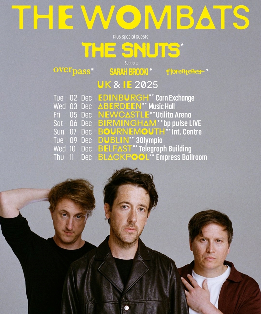 The Wombats - UK & IE 2025 - 10 December 2025 - The Telegraph Building ...