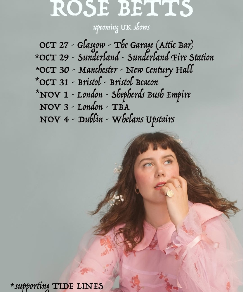 Rose Betts - 2025 Tour - 04 November 2025 - Whelan's - Event/Gig ...