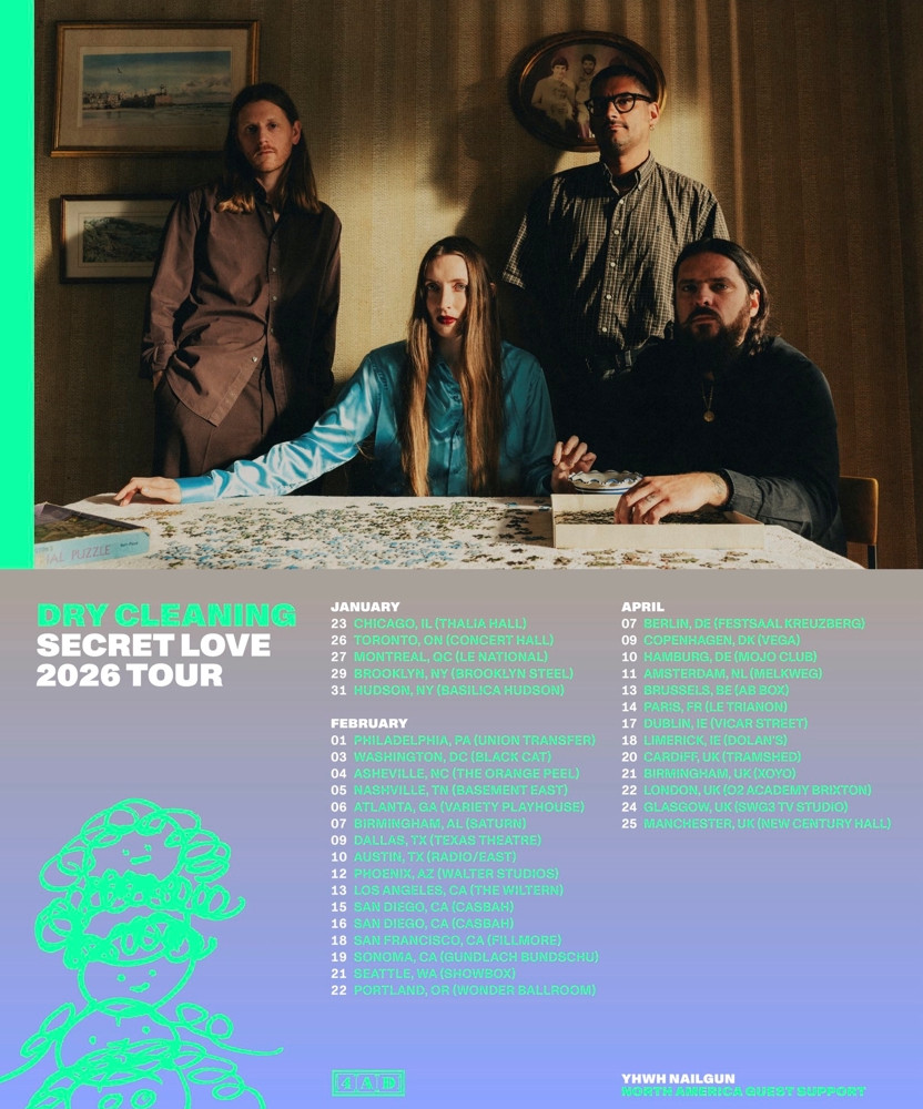 Dry Cleaning - Secret Love 2026 Tour - 22 April 2026 - O2 Academy ...
