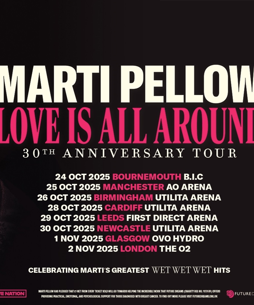 Marti Pellow - Love Is All Around 30th Anniversary Tour - 28 October ...
