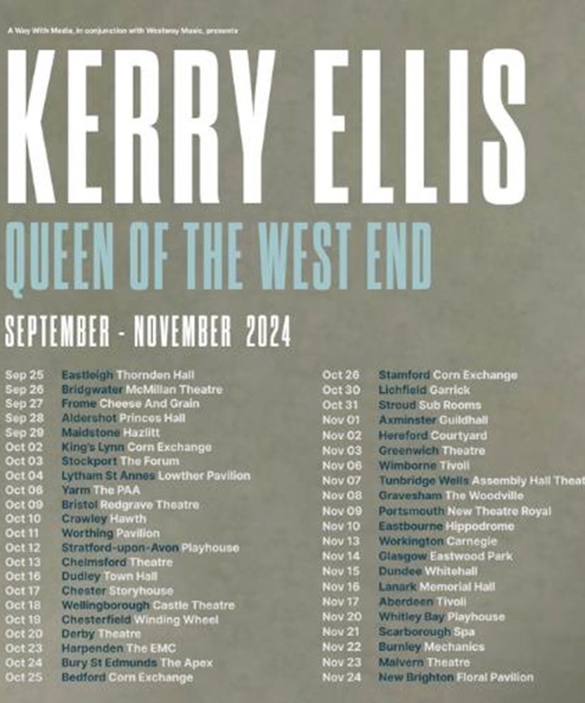 Kerry Ellis - Queen Of The West End Tour - 02 October 2024 - Alive Corn ...