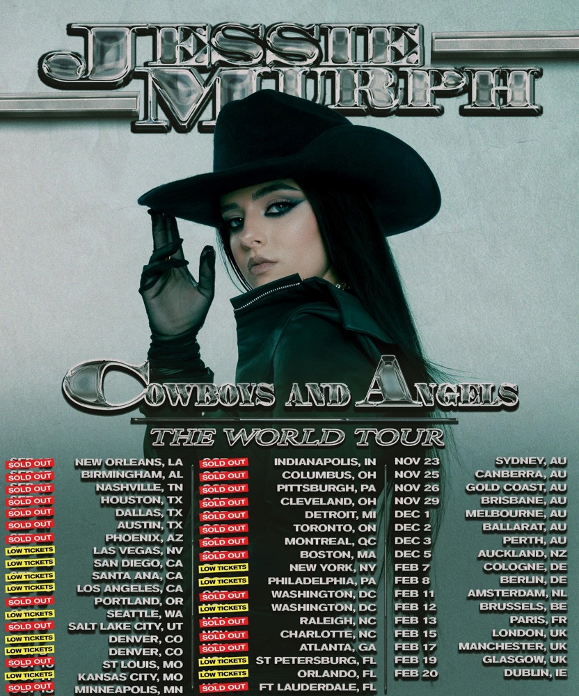 Jessie Murph - Cowboys & Angels World Tour - 11 November 2023 ...