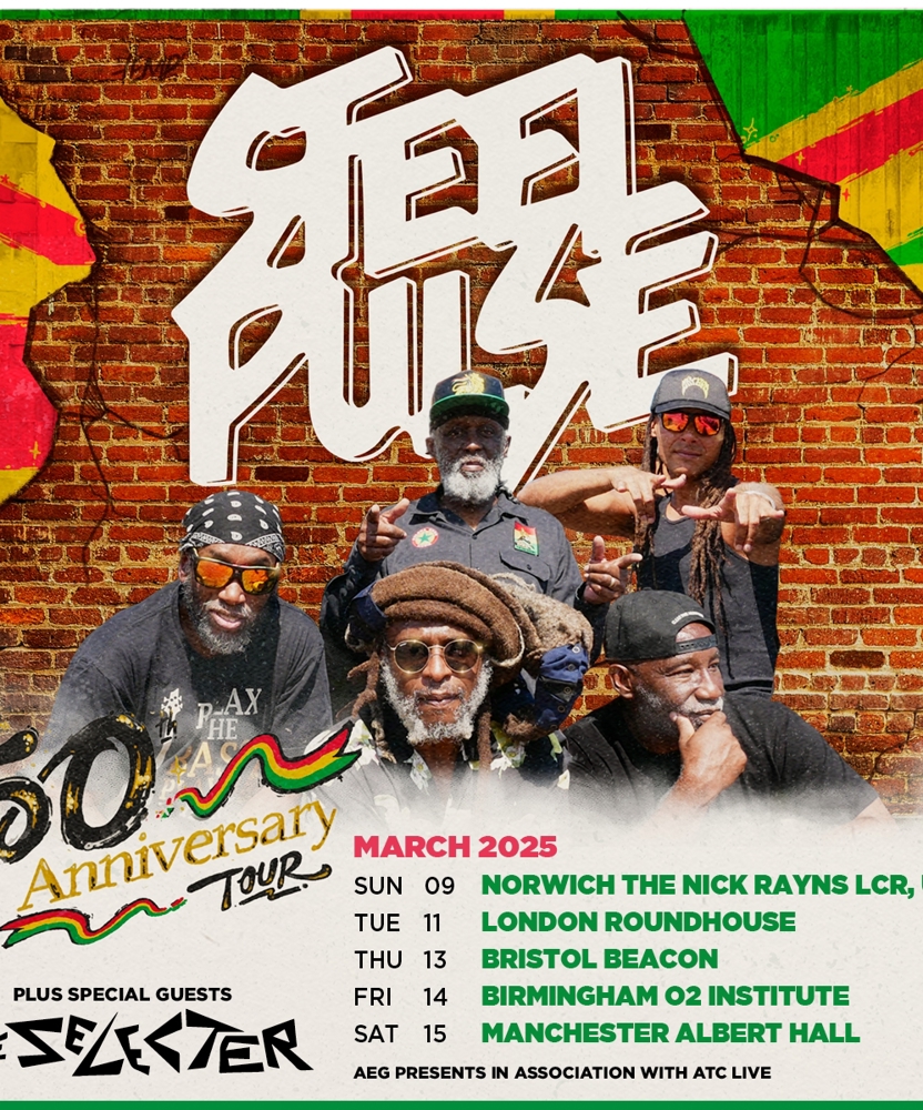 Steel Pulse - 50th Anniversary Tour 2025 - 15 March 2025 - Albert Hall ...
