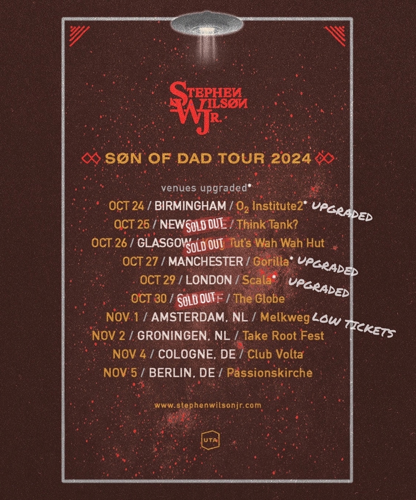 Stephen Wilson Jr. - Son Of Dad Tour 2024 - 24 October 2024 - O2 ...