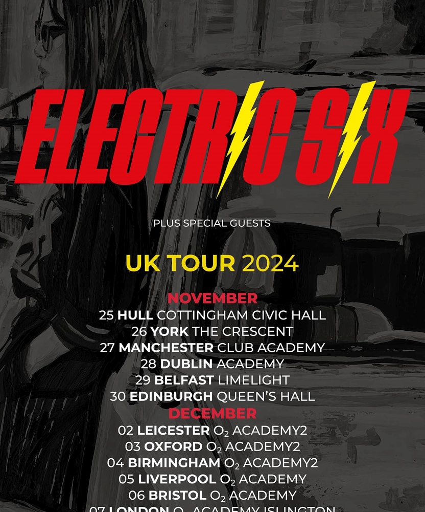 Electric Six - UK Tour 2024 - 30 November 2024 - The Queen's Hall ...