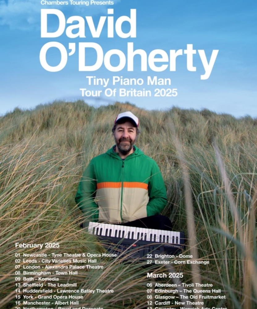 David O'Doherty - Tiny Piano Man Tour 2025 - 07 March 2025 - The Queen's Hall - Event/Gig ...